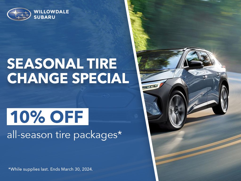 Service Specials for Less | Willowdale Subaru